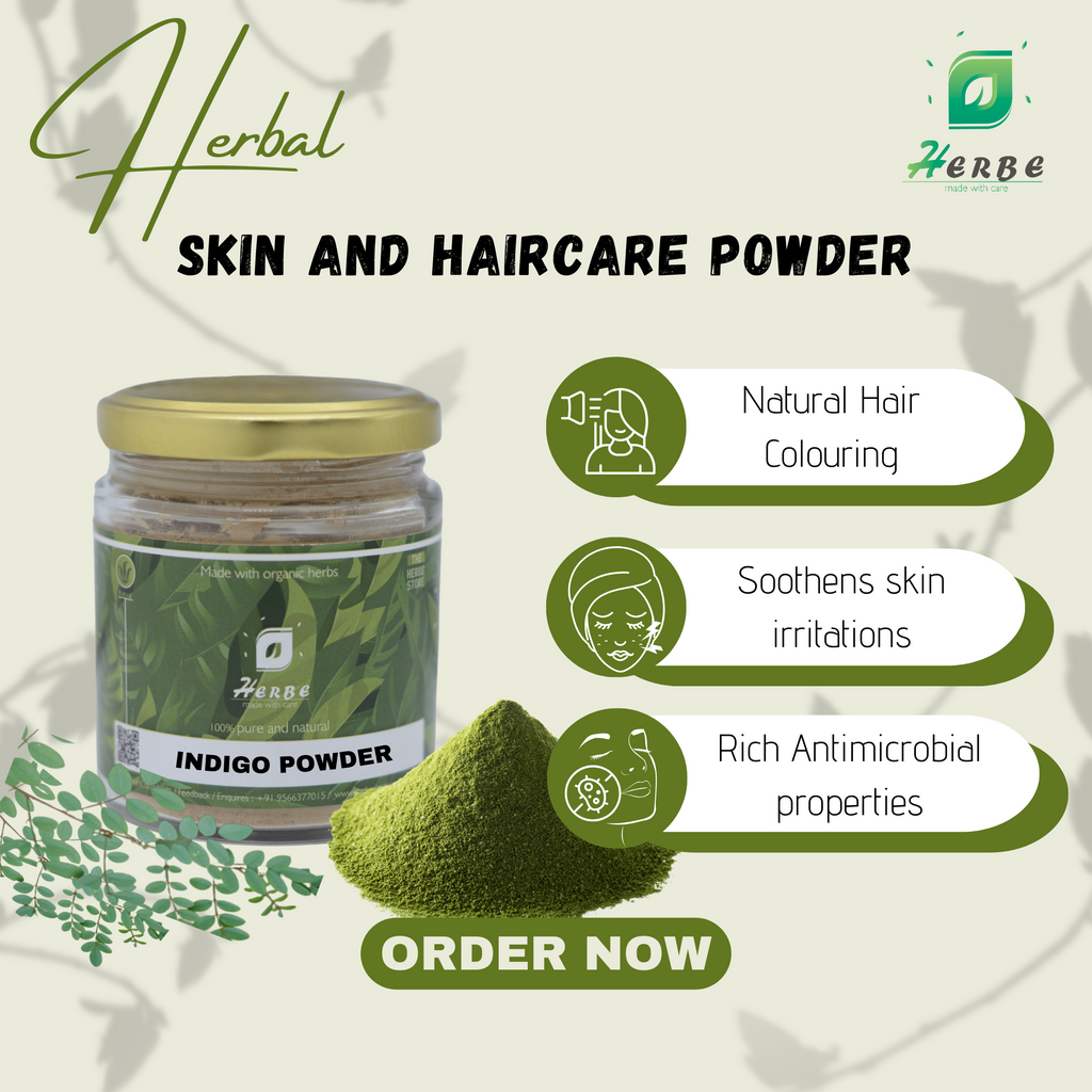 Get Vibrant and Natural Hair Color with Indigo Powder - Chemical-Free ...
